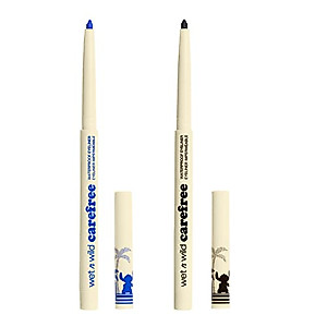 wet n wild Disney Lilo And Stitch Carefree Waterproof Eyeliner 2-Piece Set, Black And Blue, 16-Hour Wear