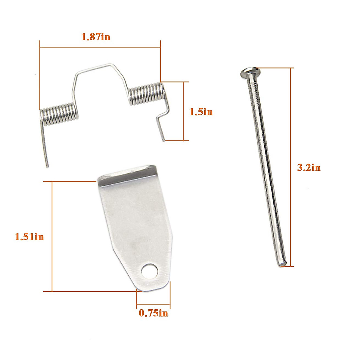 8201756 W10823377 Refrigerator Ice Dispenser Door Kit for Whirlpool Door Chute W10467899 AP3872692 1164531, 8201756VP