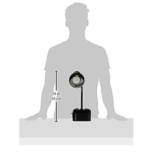 Globe Electric Company 12709 USB Desk Task Lamp, 10.63" x 6.3" x 6.69", Black