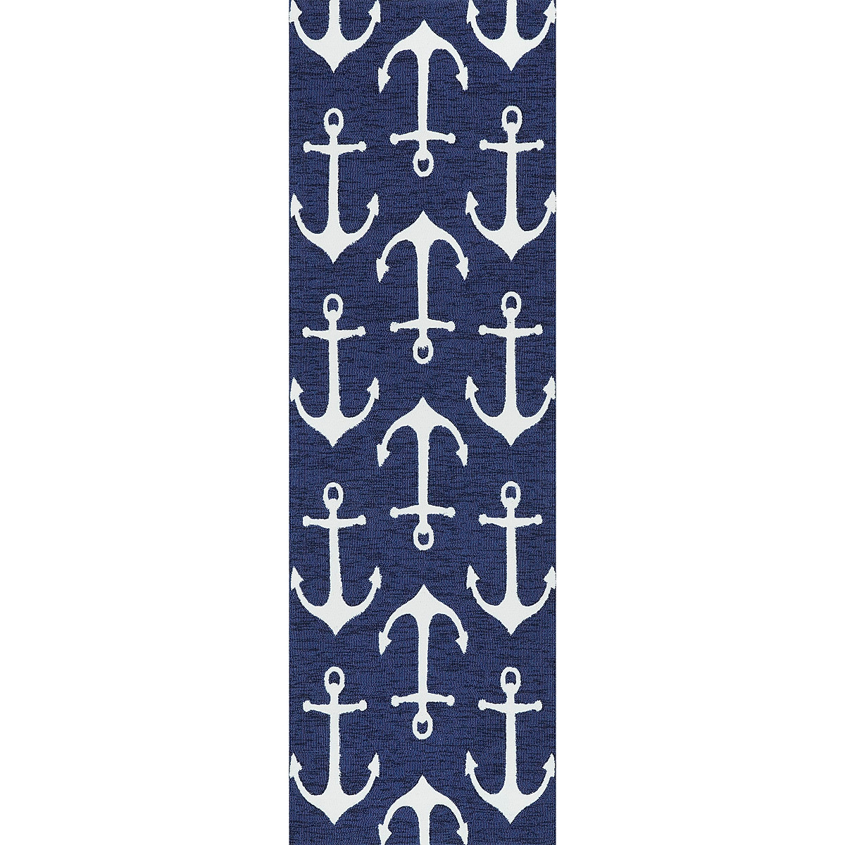 nuLOOM Hand Hooked Despina Indoor/ Outdoor Runner Rug, 2' 6" x 6', Navy