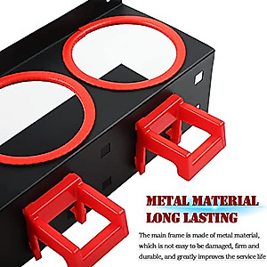 Takuoo Spray Bottle Storage Rack, Spray Bottle Organizer, Spray Bottle Hook, Auto Cleaning Detailing Tools Hanger, Spray Bottle Hook for Wall Mounted, Bottle Hanger with 5 Holes And 7 Hooks