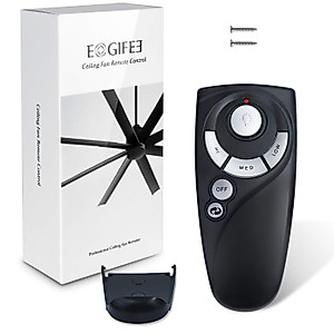 Eogifee UC7083T Ceiling Fan Remote Control Replacement of Hampton Bay with Reverse Button 3 Speed Control, Wall Mount Only Remote