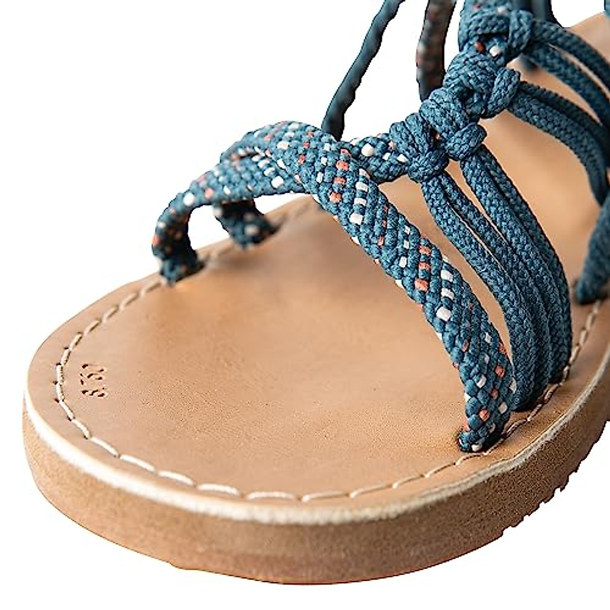 KAVU Alderbrooke Rope Women's Sandals - Vintage Blue-8