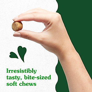 Greenies Skin & Coat Supplement for Dogs, Soft Chews with Fish Oil for Dogs, Omega-3s, Linoleic Acid, and Zinc, Chicken Flavor, 80-Count Tub, 2 Pack