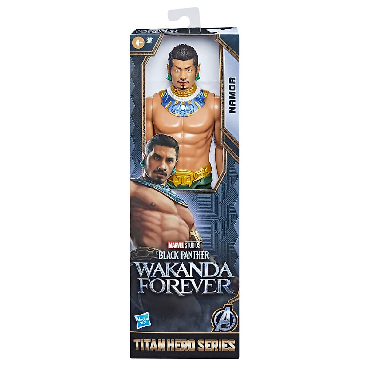 BEYBLADE Marvel Studios' Black Panther: Wakanda Forever Titan Hero Series Namor Toy, 12-Inch-Scale Action Figure, Marvel Toys Kids Ages 4 and Up