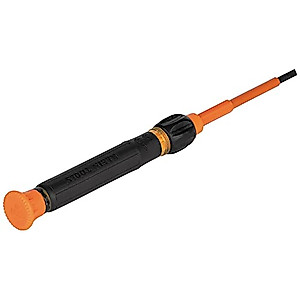 Klein Tools 32581INS Precision Screwdriver, 2-in-1 Insulated Screwdriver with No. 0 Phillips and 1/8-Inch Slotted Bits