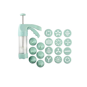 Nordic Ware Deluxe Deco Set, 12 discs and 6 tips, Sea Glass