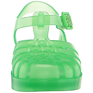 Mini Melissa Girls Flat Sandals, Green, 1 Little Kid