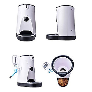 ZZK Intelligent Automatic Pet Food Feeder Pet Water Dispenser Cat Waterer Remote Video Surveillance Cat and Dog Automatic Pet Feeder