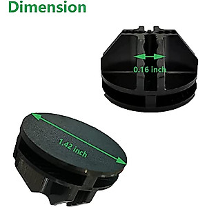 GIMTRR 4pcs Wire Cube Plastic Connectors for Wire Cube Storage Organizer, Connectors with 8 Slots, Wire Shelf Connectors for Metal Closet Cabinet Modular Storage Cubes and Wire Shelving, Black