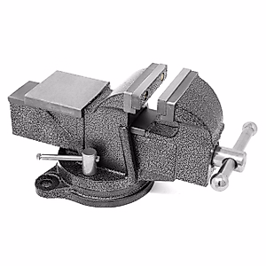 WEN Bench Vise, 3-Inch, Cast Iron with Swivel Base