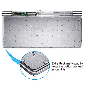 Wireless Keyboard and Mouse Compatible with Imac Macbook Windows Computer and Android Tablets