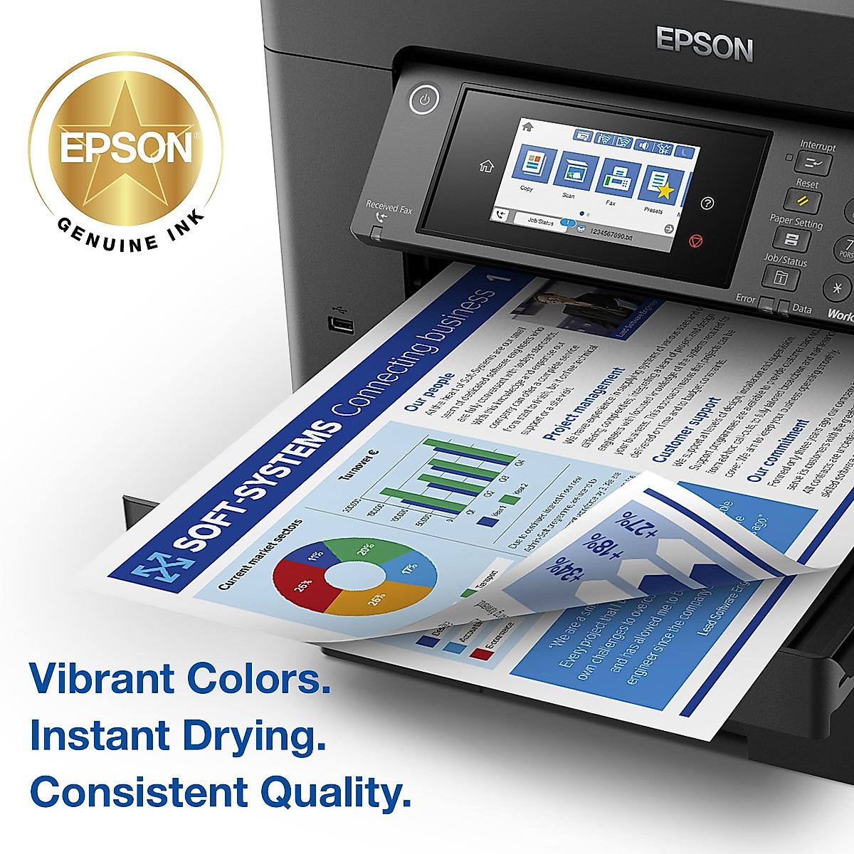 EPSON T812 DURABrite Ultra Ink High Capacity Magenta Cartridge (T812XL320-S) for select Epson WorkForce Pro Printers