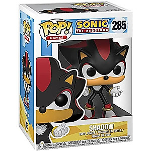 POP Sonic The Hedgehog - Shadow Funko Vinyl Figure (Bundled with Compatible Box Protector Case), Multicolor, 3.75 inches