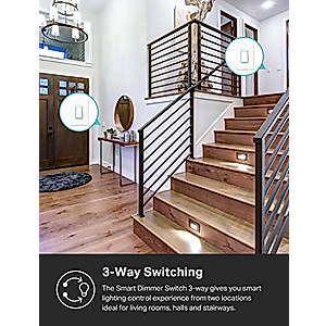 Kasa Smart 3 Way Dimmer Switch KIT, Dimmable Light Switch Compatible with Alexa, Google Assistant and SmartThings, Neutral Wire Needed, 2.4GHz, ETL Certified, No Hub Required, White (KS230 KIT v2)