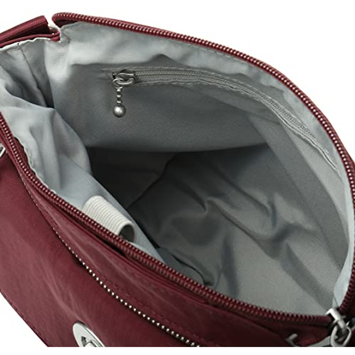 Baggallini Womens calais crossbody bag, Dark Cherry, One Size US