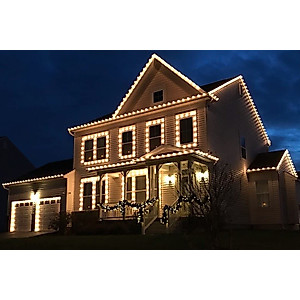 Novelty Lights 25PK C9 LED Faceted Ultra Bright Dimmable Outdoor Christmas Light Replacement Bulbs LED Replacement Bulbs, Led Bulbs, Outdoor Light Bulbs String Light Bulbs 3000K (Warm White)