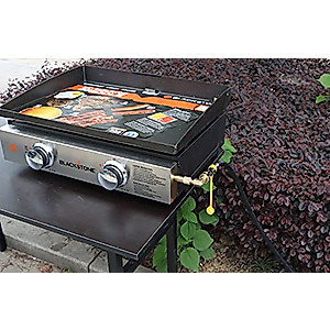 METER STAR 12FT Male/Female Quick-Connect RV Propane Extension Hose for 17"/22" Blackstone Tabletop Griddle