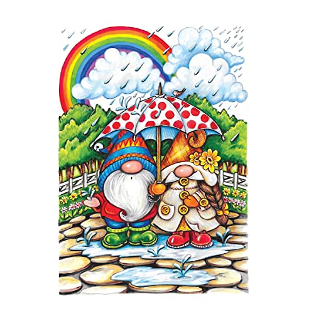 Creative Haven Gnome Sweet Gnome Coloring Book (Adult Coloring Books: Fantasy)