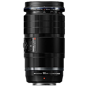 OM SYSTEM OM-1 Mirrorless Camera with M.Zuiko Digital ED 12-40mm f/2.8 PRO II Lens Kit, 90mm Macro Lens