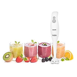 Courant CHB-2001 Hand Blender with 200W Power Immersion Blender, White