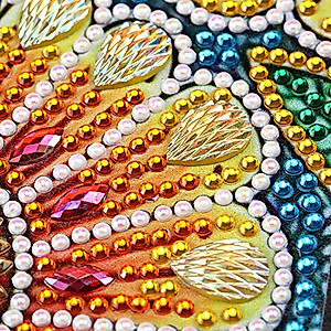 3 Pieces Diamond Painting Bookmark Diamond Tassel Beaded Painting Bookmark DIY Beaded Bookmarks Leather Tassel Bookmark for Valentine's Day Graduation Birthday Embroidery Arts Crafts