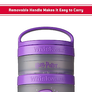 Whiskware Harry Potter Stackable Snack Containers for Kids and Toddlers, 3 Stackable Snack Cups for School or Travel, Dobby