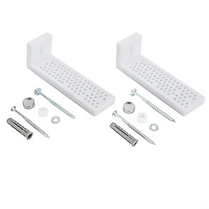 Toilet Bidet L-shaped Foot Mounting Bolts Set Toilet Pan Fix To Floor Kit Repair Fixings Fitting Closestool Anchor Accessories(S)