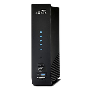 ARRIS Surfboard SBG7600AC2-RB DOCSIS 3.0 Cable Modem & AC2350 Wi-Fi Router , Approved for Comcast Xfinity, Cox, Charter Spectrum & more , Four 1 Gbps Ports , 800 Mbps Max Internet Speeds,- REFURBISHED