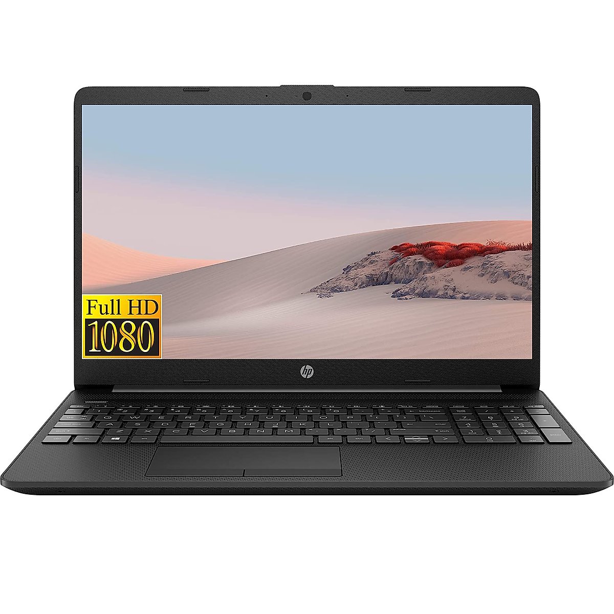 HP Pavilion Laptop (2021 Latest Model), 15.6" FHD Display, Intel Celeron Processor, 32GB DDR4 RAM, 1TB SSD, Online Conferencing, Webcam, HDMI, WiFi, Bluetooth, Windows 10