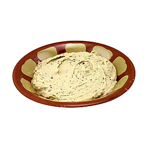 Dependable Industries inc. Essentials 2 Piece Set Melamine Hummus & Guacamole Serving Dip Bowl Condiment Humus Dish