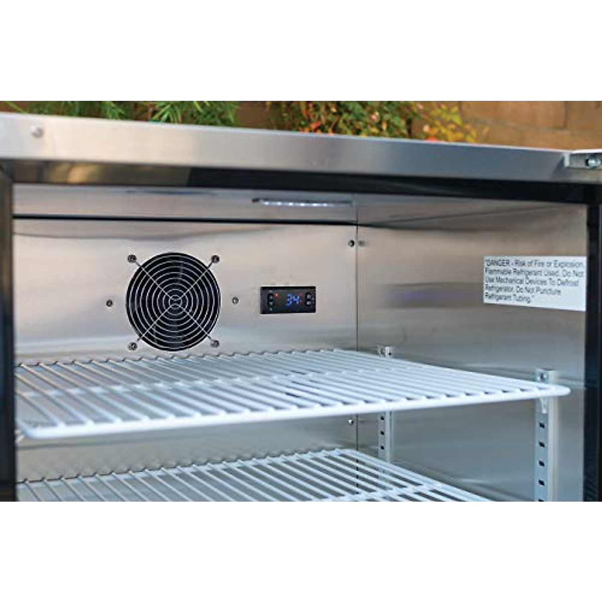 Bull Outdoor Products 13700 Series II Outdoor Refrigerator, Stainless Steel