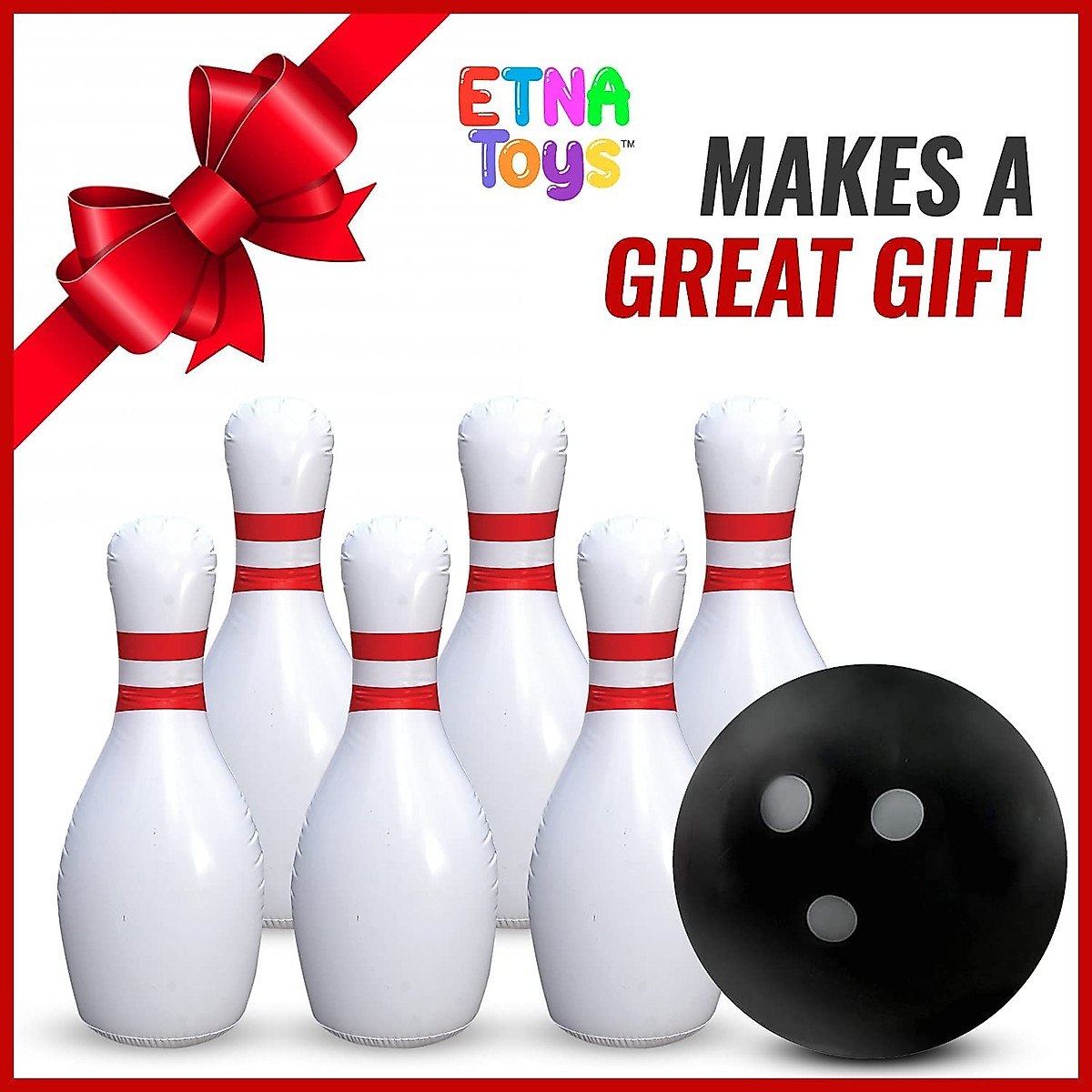Etna Giant Inflatable Bowling Set