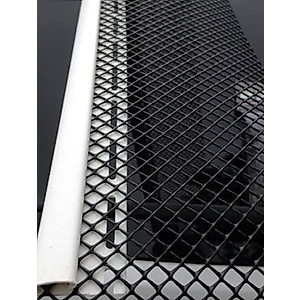 Rocky Mountain Goods 6” Gutter Guard Mesh - 20 Foot Leaf Guard Protects from Branches, Leaves, Debris - Easy Cut with Scissors to Custom Lengths - Easy Install - Does Not Rust