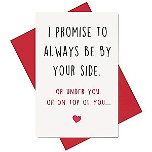 Alzombi Funny Anniversary Card, Birthday Card, Card for Boyfriend Husband Fiance Girlfriend Wife Fiancee