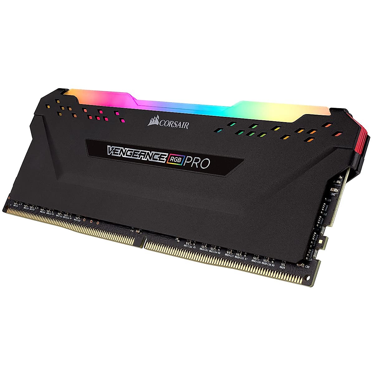 Corsair Vengeance RGB PRO SL 16GB (2x8GB) DDR4 3600MHz C16 Optimized for AMD Ryzen Desktop Memory (10 Ultra-Bright RGB LEDs, Custom Performance PCB, Tight Response Times, Intel XMP 2.0) Black