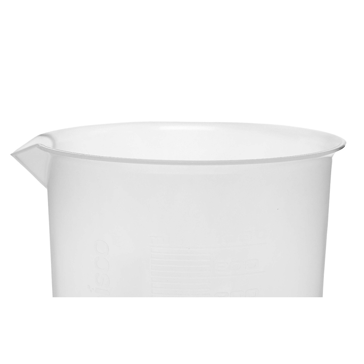 EISCO 3PK Plastic Beakers, 1000ml - Polypropylene Plastic - Raised Graduations, Tapered Spout - Euro Design