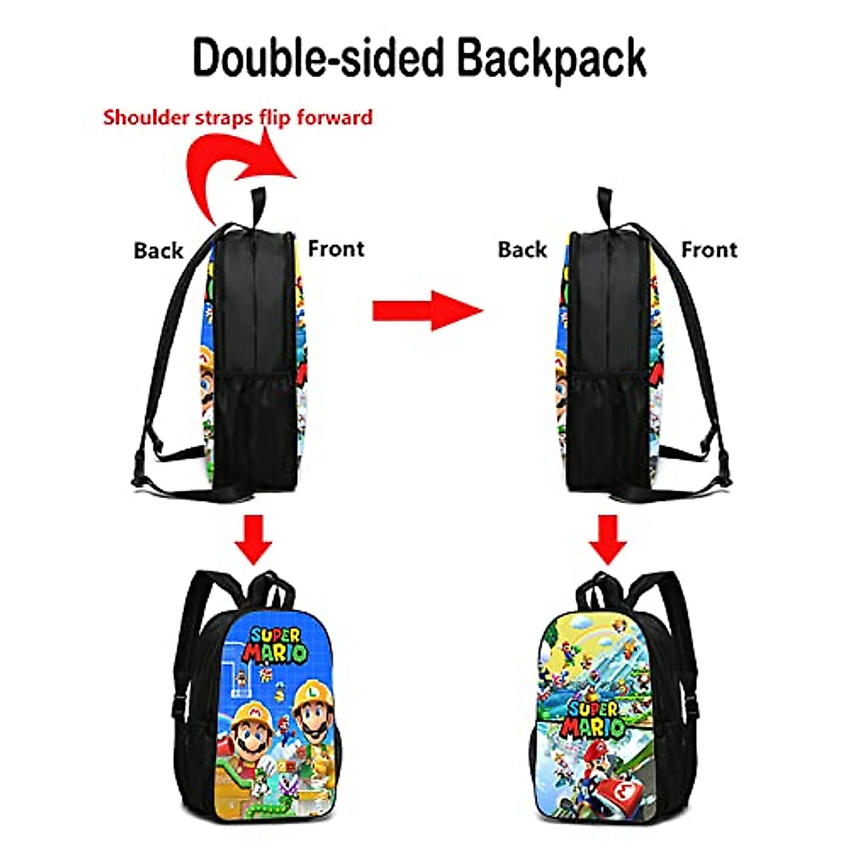 Lightweight Backpack Fashionable Travel Computer Bags With Adjustable Straps Shoulder Bags For Unisex