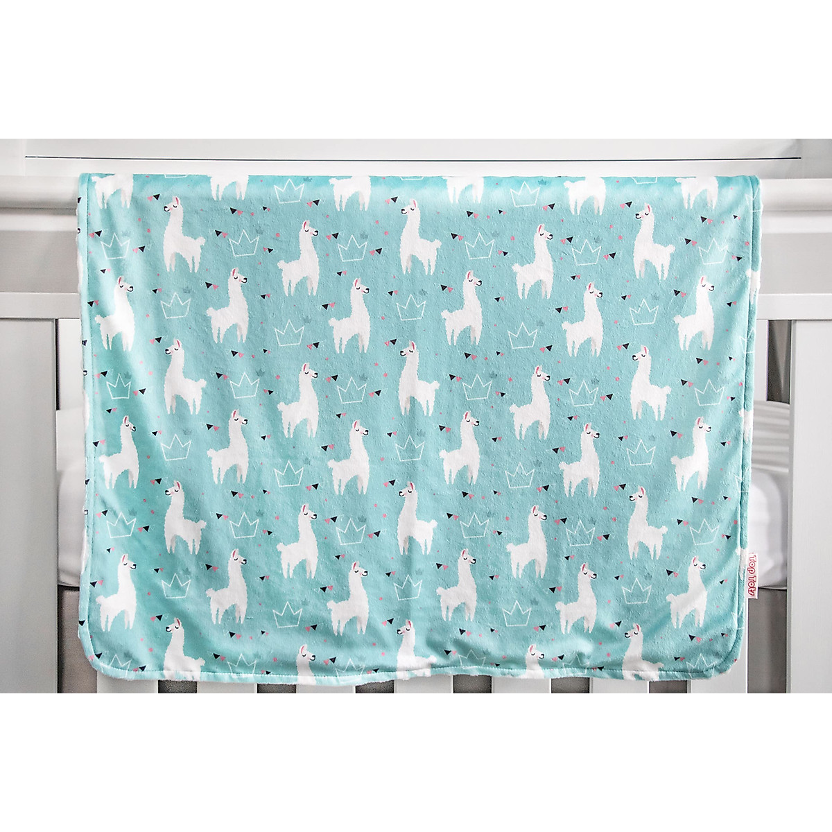 Top Tots Deluxe Minky Baby Blanket - Halloween Costumes, 40 x 29 Inch Orange