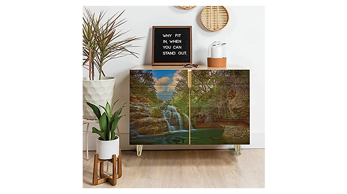 EINGDVPRWEK Vinalopo River Storage Cabinet with 2 Doors