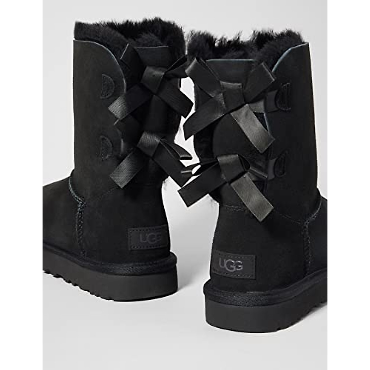 UGG Women's Bailey Bow Ii Boot, Black, 10