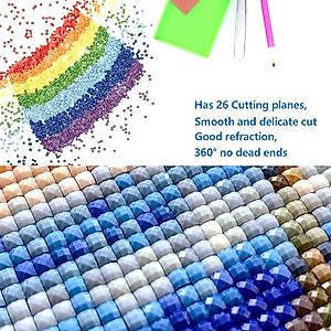 Full Drill Gem Art Diamond Painting Accessories, Pirates at Sunset DIY 5D Diamond Painting Kits for Adults & Kids, Gem Art, Diamond Art Kits Family Wall Decor Gift 24x72in