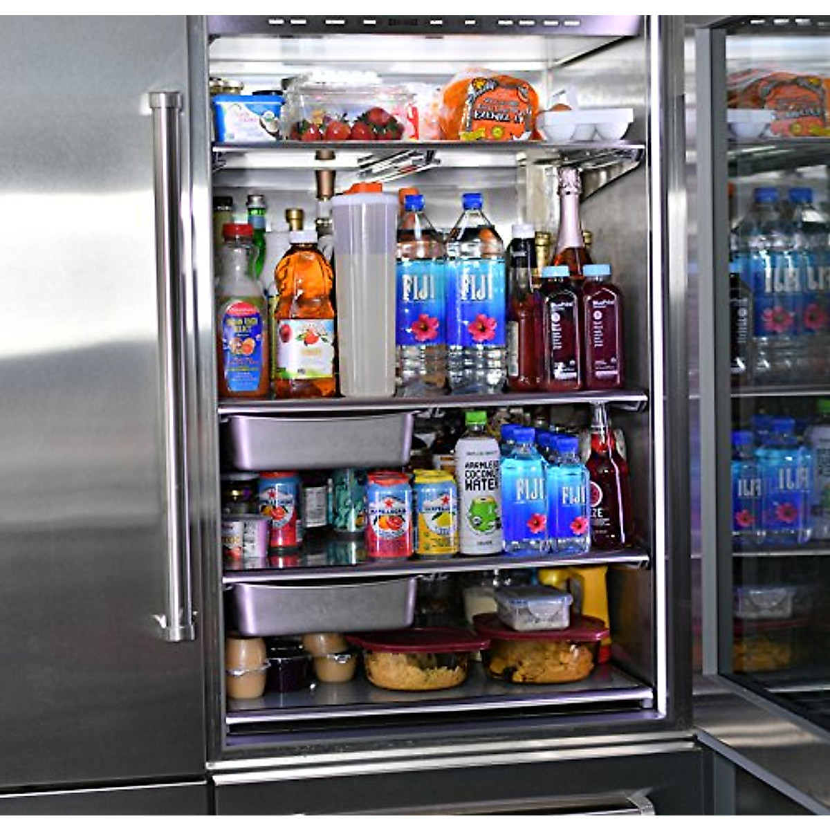 Home-X Slim Line Pitcher, Slim Design Fits Perfectly in Tight Spaces (3" x 2.75" x 12")