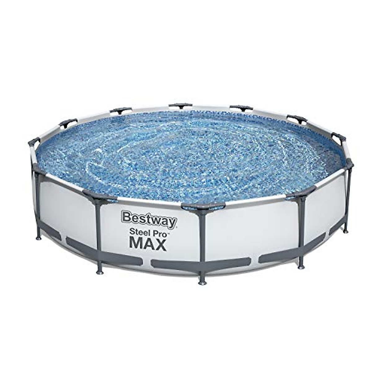 Bestway 56417 Steel Pro Above Ground, 12ft x 30 Inch | Frame Swimming Pool with Filter Pump