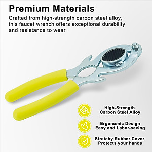 Bedalio Faucet Wrench - Aerator Removal & Replacement Tool for Kitchen & Bathroom Sinks