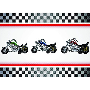 Pull-Back Motorcycle Toys for Boys & Girls | Fast and Fun Motorbike Toy Party Favors (6 Pack)