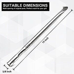 Yiming Replacement Parts for Nexgrill 720-0882A 720-0896 720-0925 720-0896B 720-0896C Gas Grill Models. Grill Burner Tubes, Heat Plate Shields, Carryover Tubes and Ignitors for Nexgrill 5 Burner.