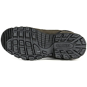 LAPG Terrain Dark Charcoal Mid Hiking Boots for Men, Men's Lightweight Hiking Boots, Ankle Hiking Boots for Men - 4-Standard