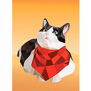 Paint by Sticker: Cats: Create 12 Stunning Images One Sticker at a Time!