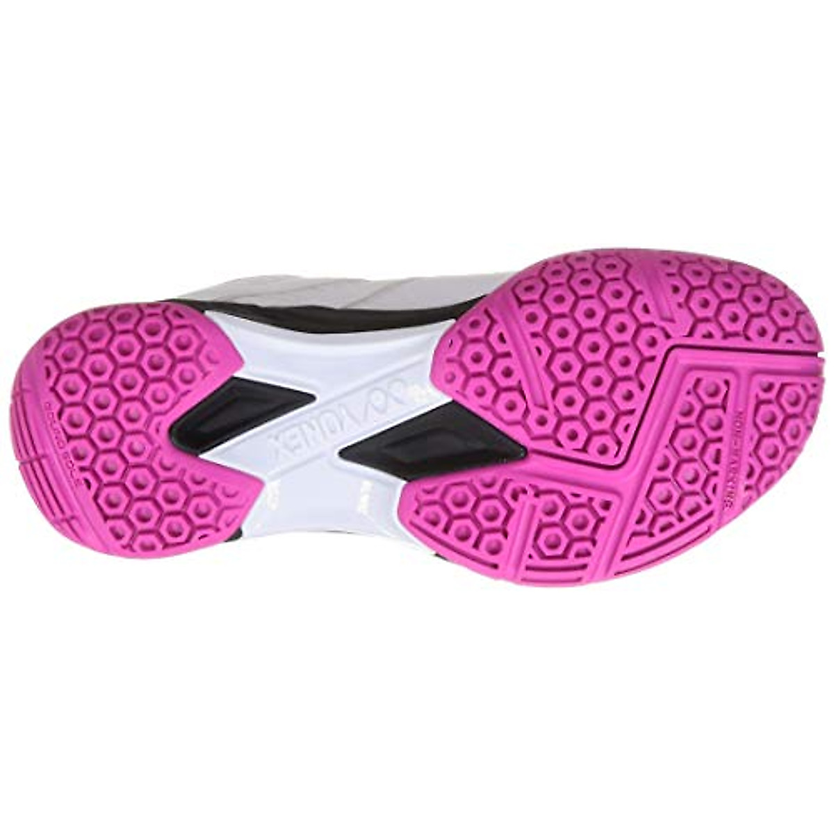 Yonex Badminton Shoes, Power Cushion 840 Mid White/Pink (062), US Men's Size 8.5 (26.5 cm)